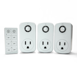 Plug-in Remote Control Power Socket (3-Sockets + Remote) – Firebrand Supply